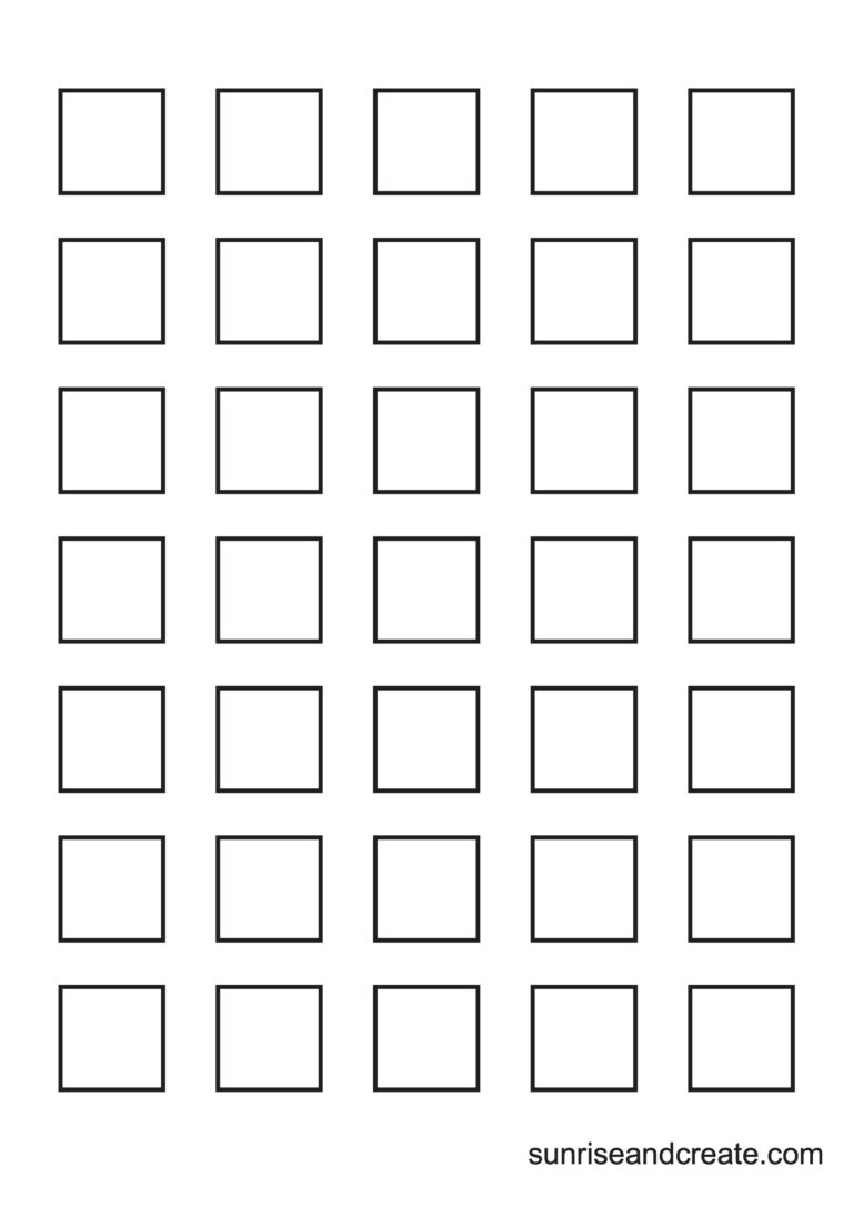 Free Printable Square Templates