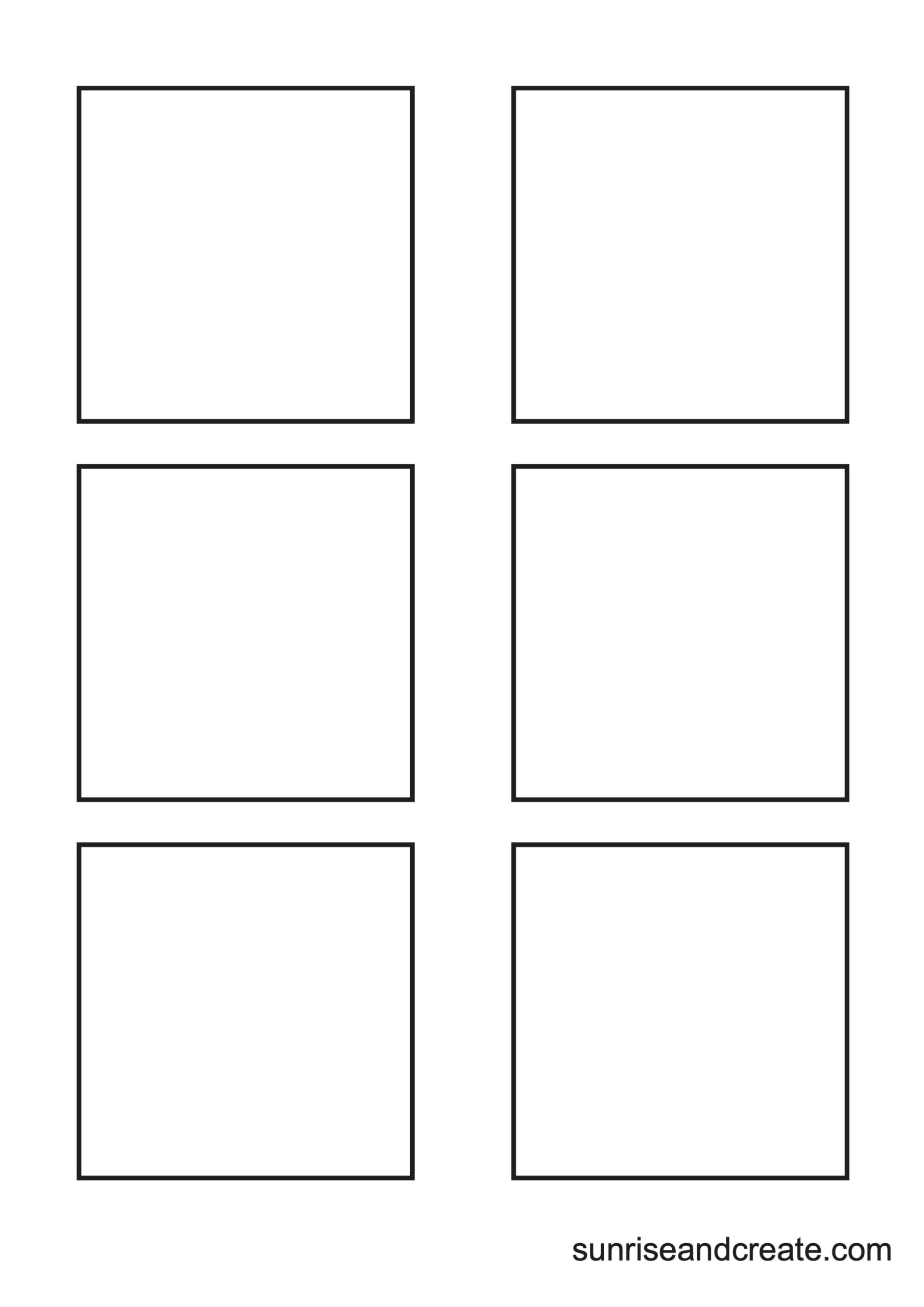 Free Printable Square Templates