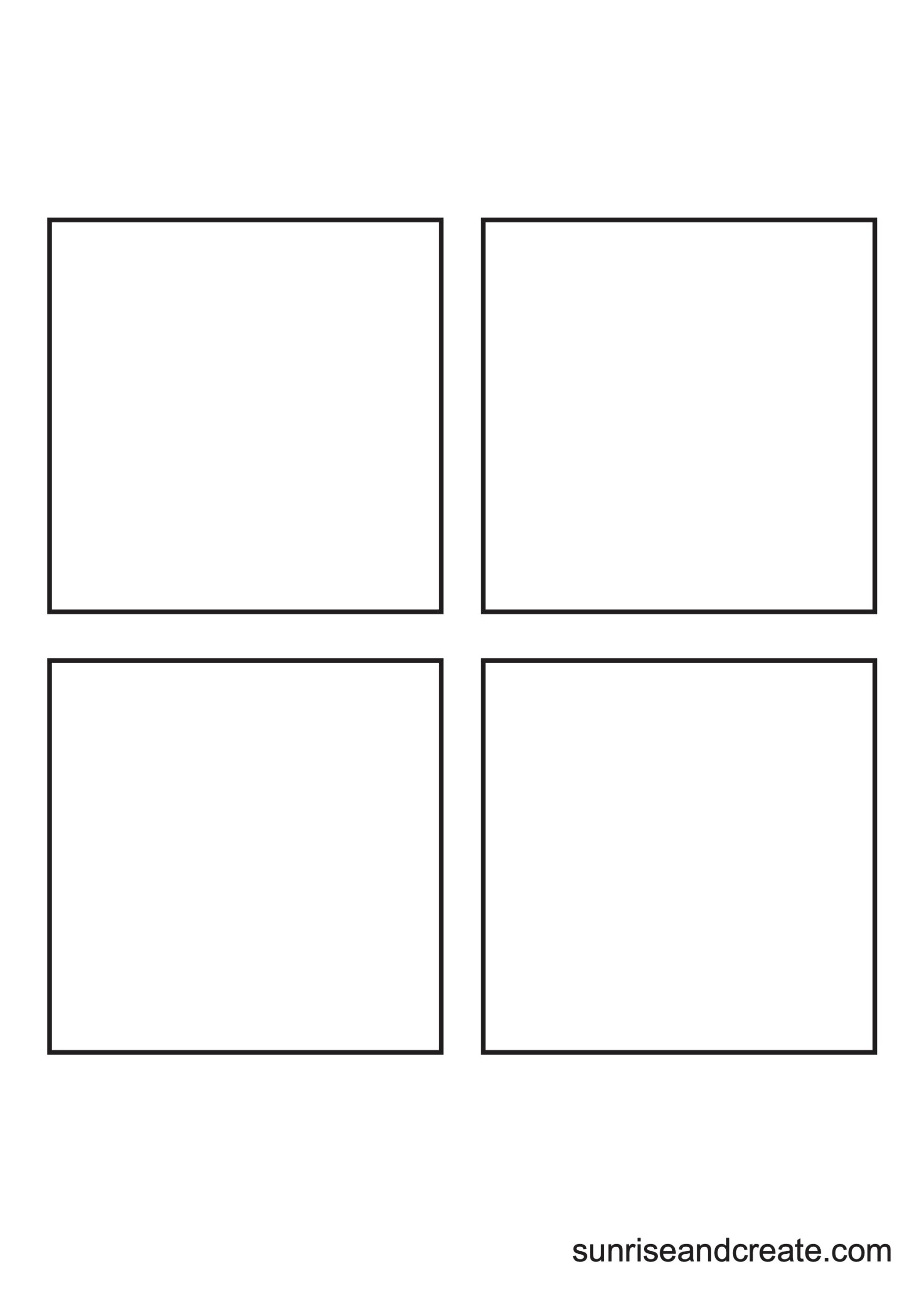 Free Printable Square Templates