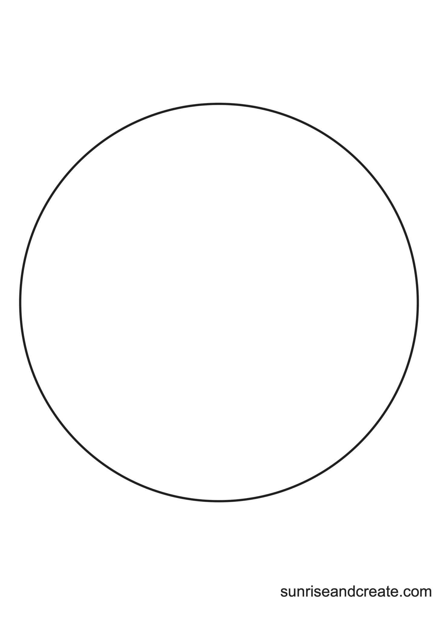 Free Printable Circle Templates