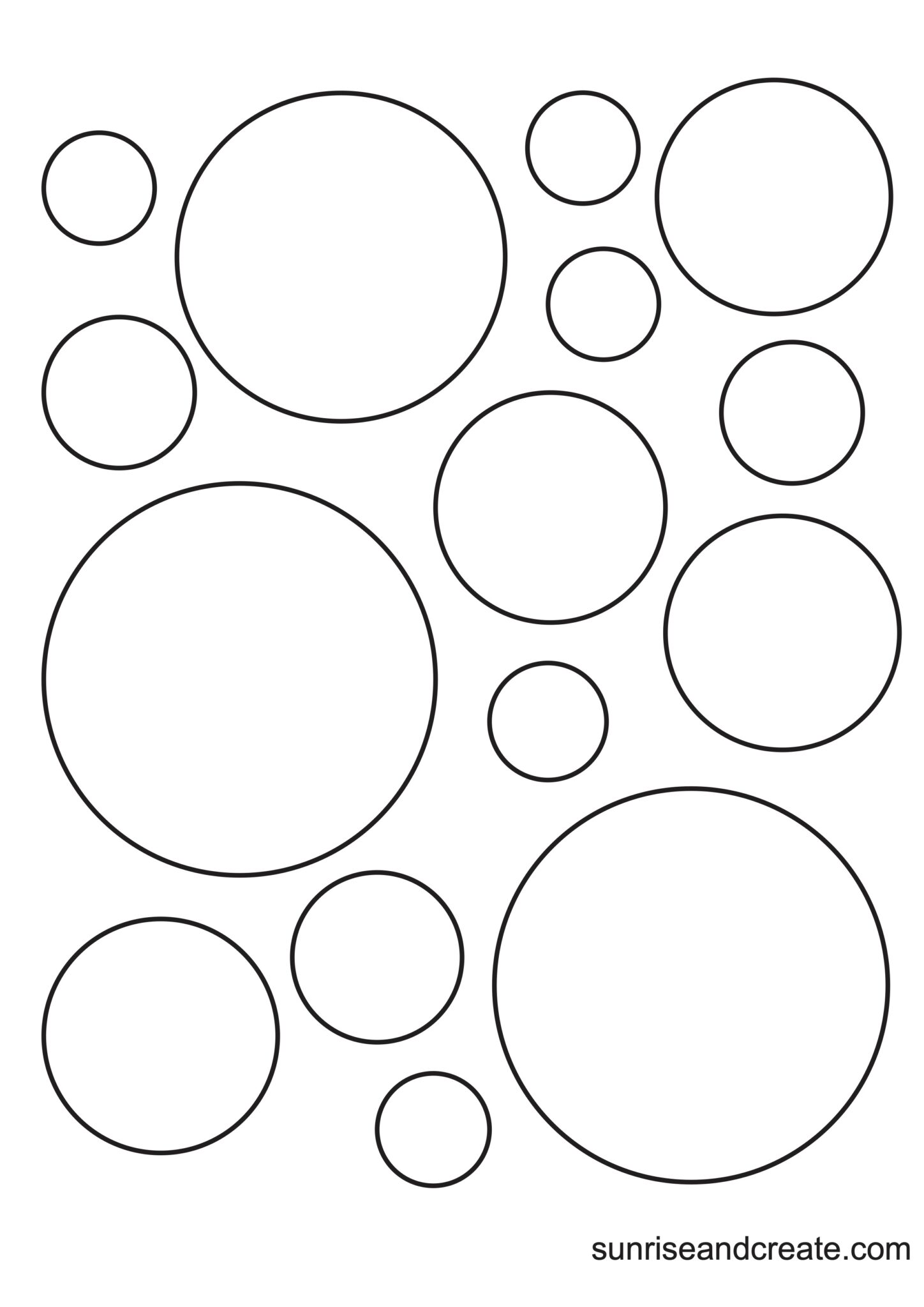 Free Printable Circle Templates
