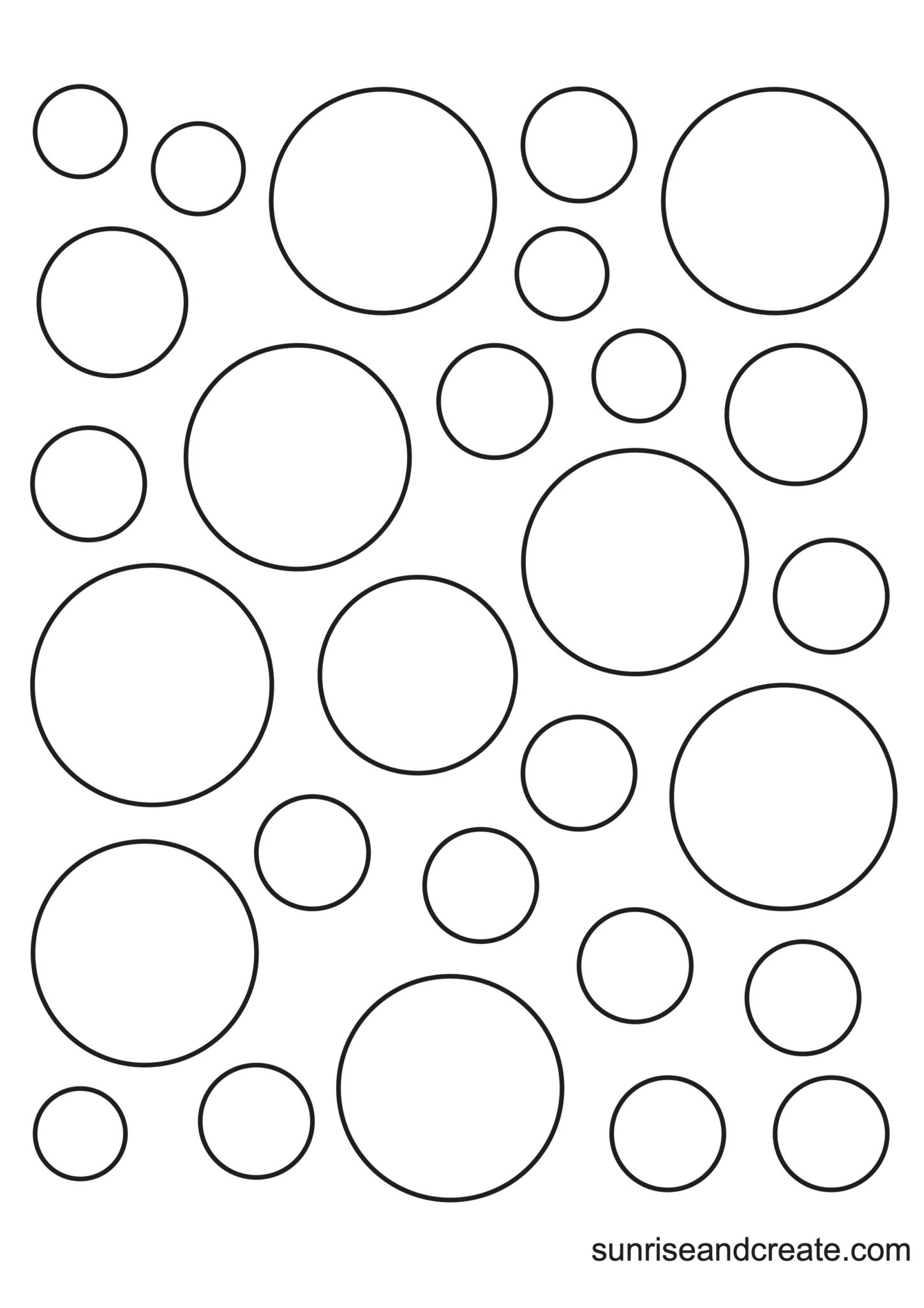 Free Printable Circle Templates