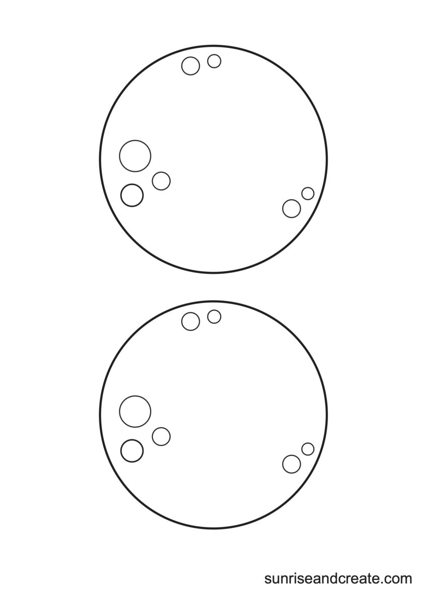 Free Printable Moon Templates (Crescent & Full Moons)