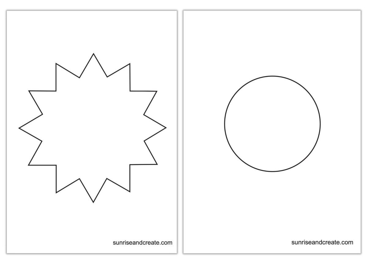 Free Printable Sun Templates