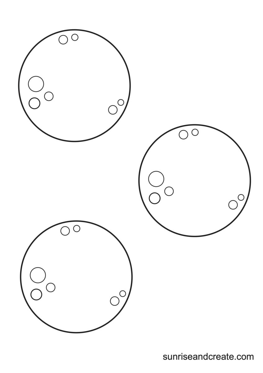 Free Printable Moon Templates (Crescent & Full Moons)