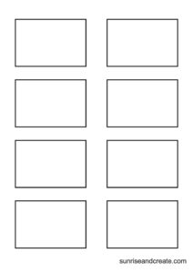 Free Printable Rectangle Templates (Includes 9 Different Sizes)