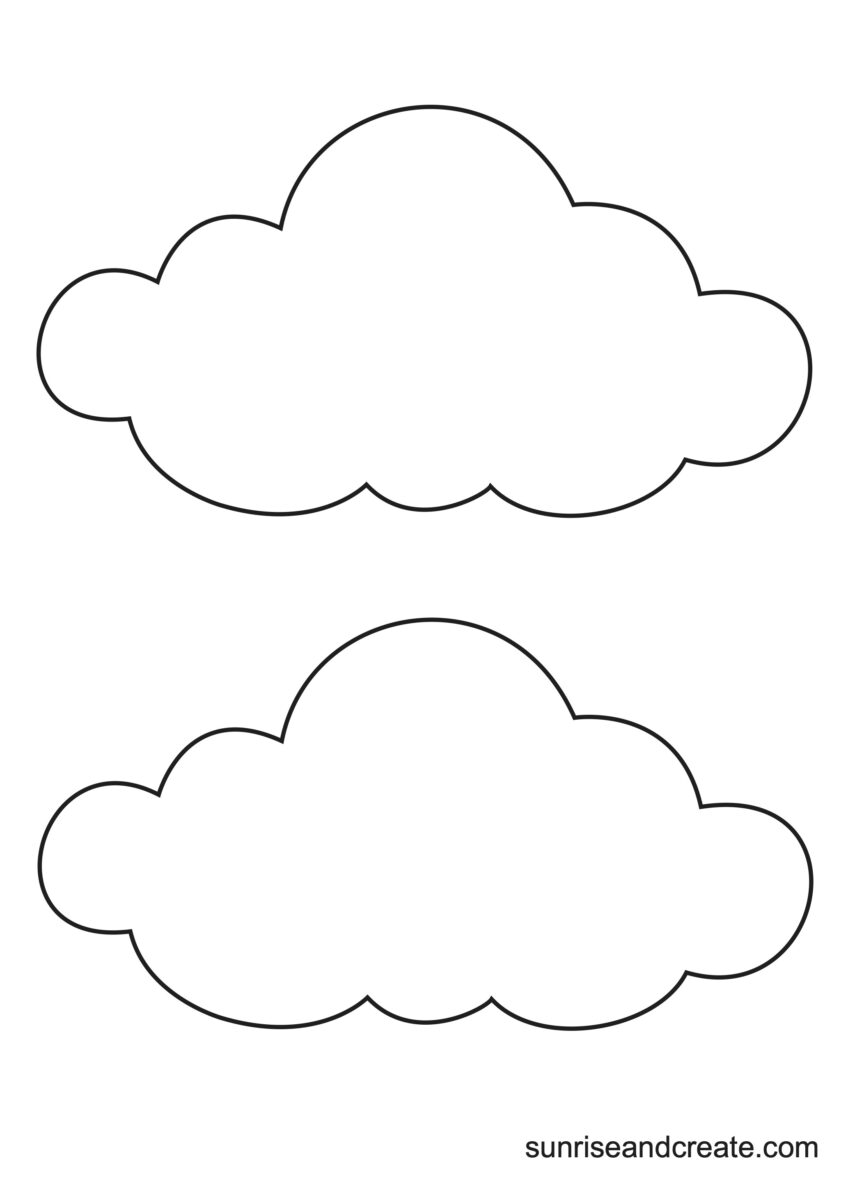 Free Printable Cloud Templates