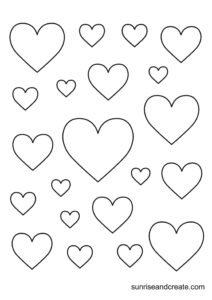 Free Printable Heart Templates
