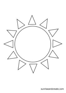 Free Printable Sun Templates