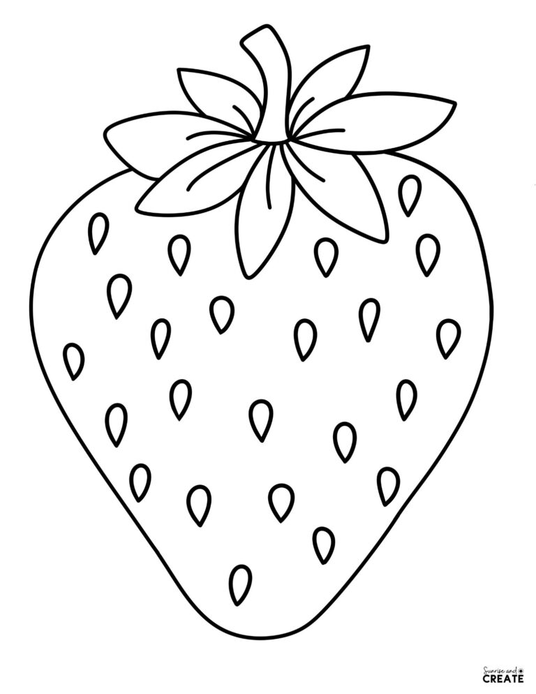 Free Printable Strawberry Templates