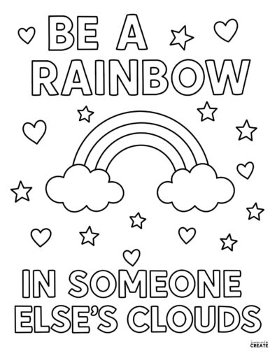 Kindness Coloring Pages - 22 Free Printables!
