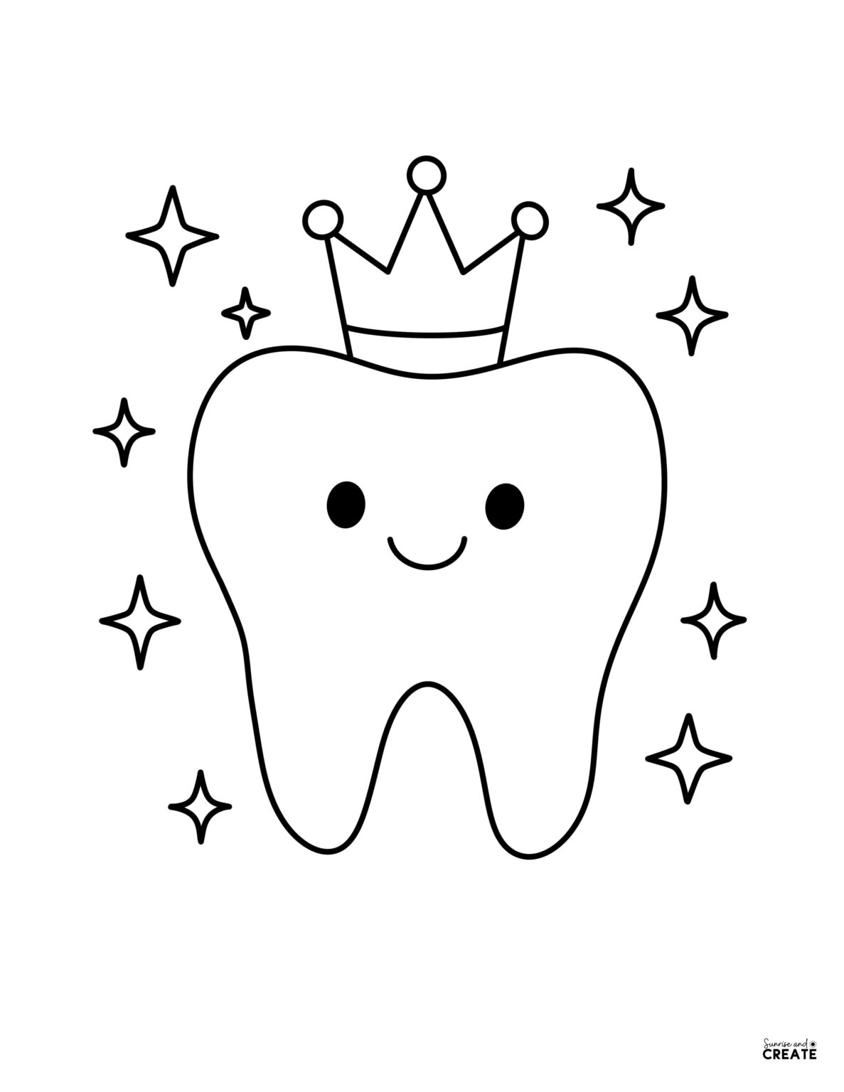 Tooth Fairy Coloring Pages - Free Printables