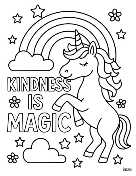 Kindness Coloring Pages - 22 Free Printables!