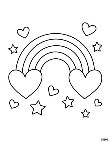 Heart Coloring Pages - Free Printables