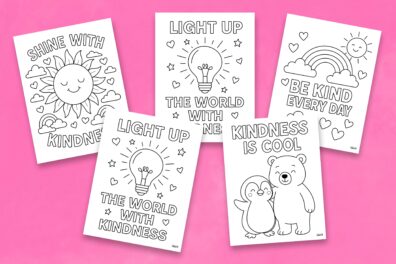 Kindness Coloring Pages - 22 Free Printables!