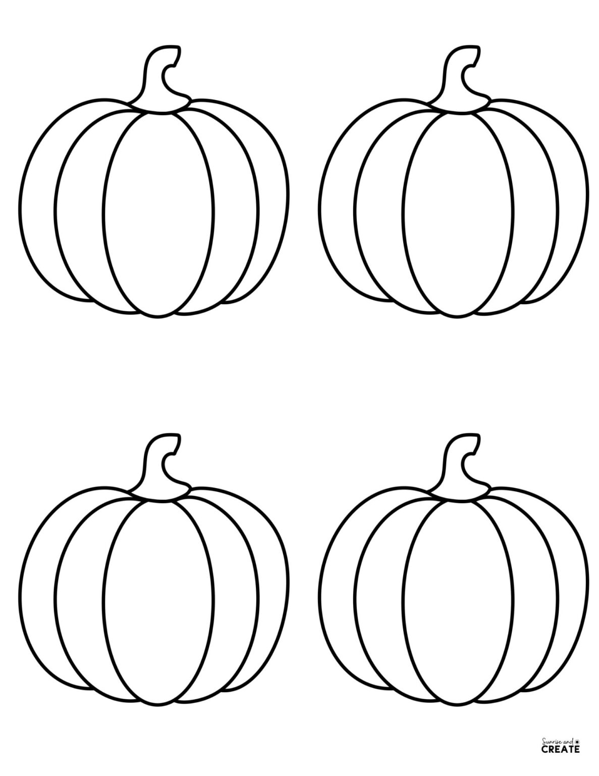 Free Printable Pumpkin Templates