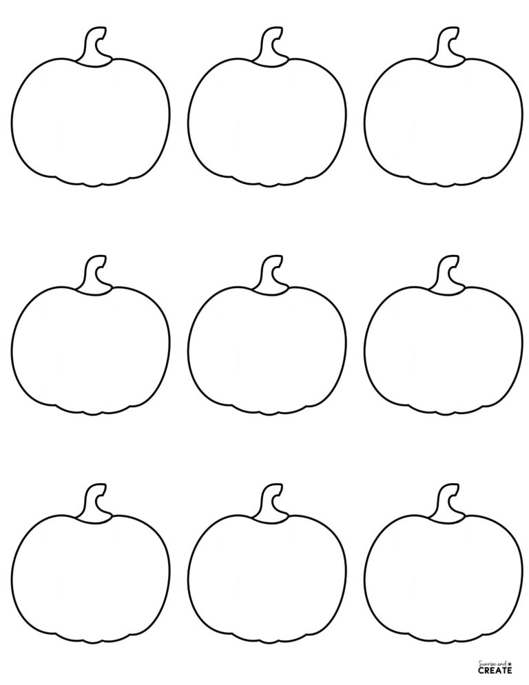 Free Printable Pumpkin Templates