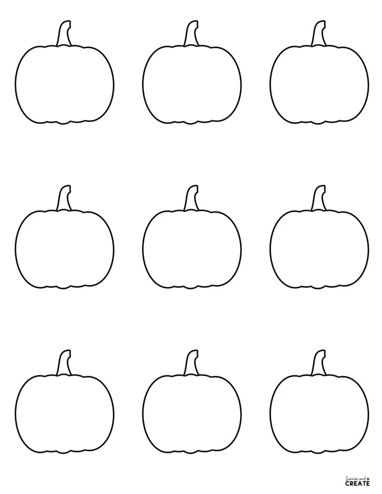 Free Printable Pumpkin Templates