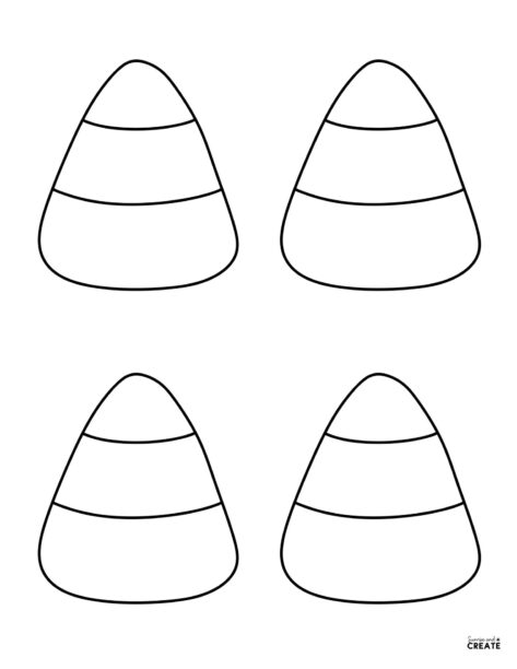 Candy Corn Template - Free Printables