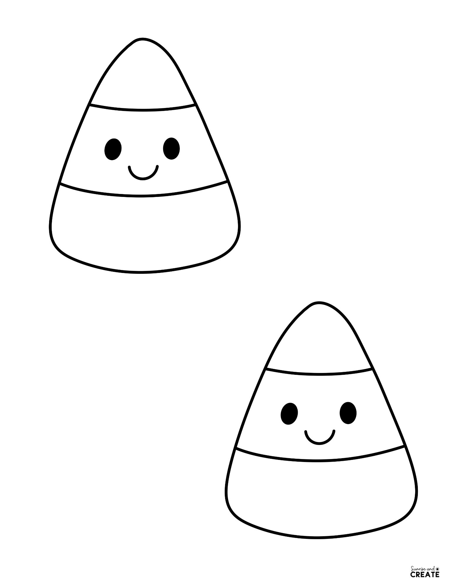 Candy Corn Template - Free Printables