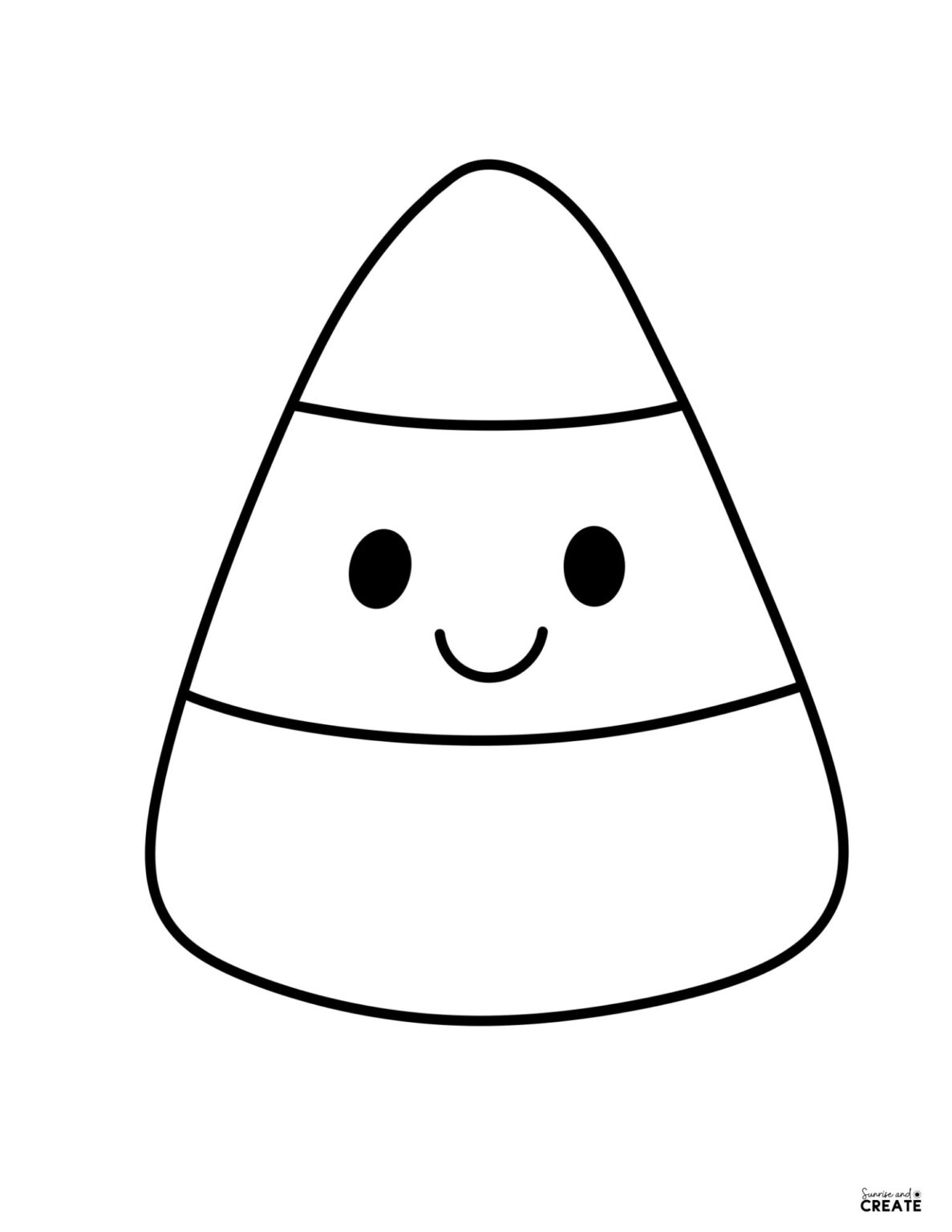 Candy Corn Template - Free Printables