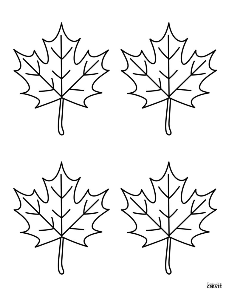 Fall Leaf Template - Free Printables