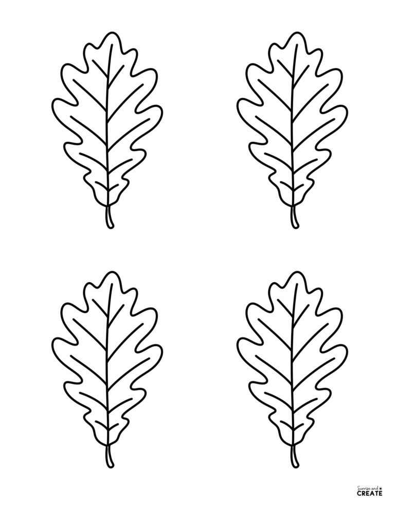 Fall Leaf Template - Free Printables