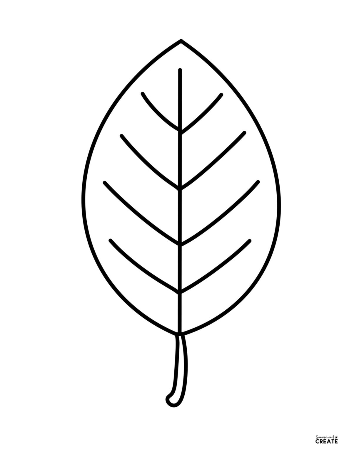 Fall Leaf Template - Free Printables