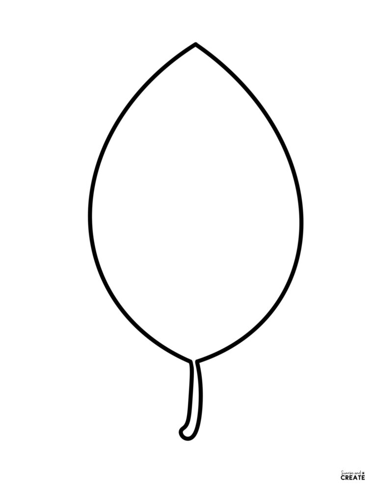 Fall Leaf Template - Free Printables