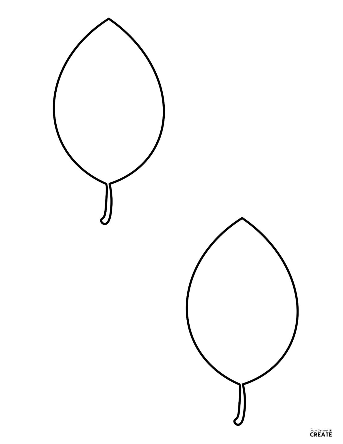 Fall Leaf Template - Free Printables
