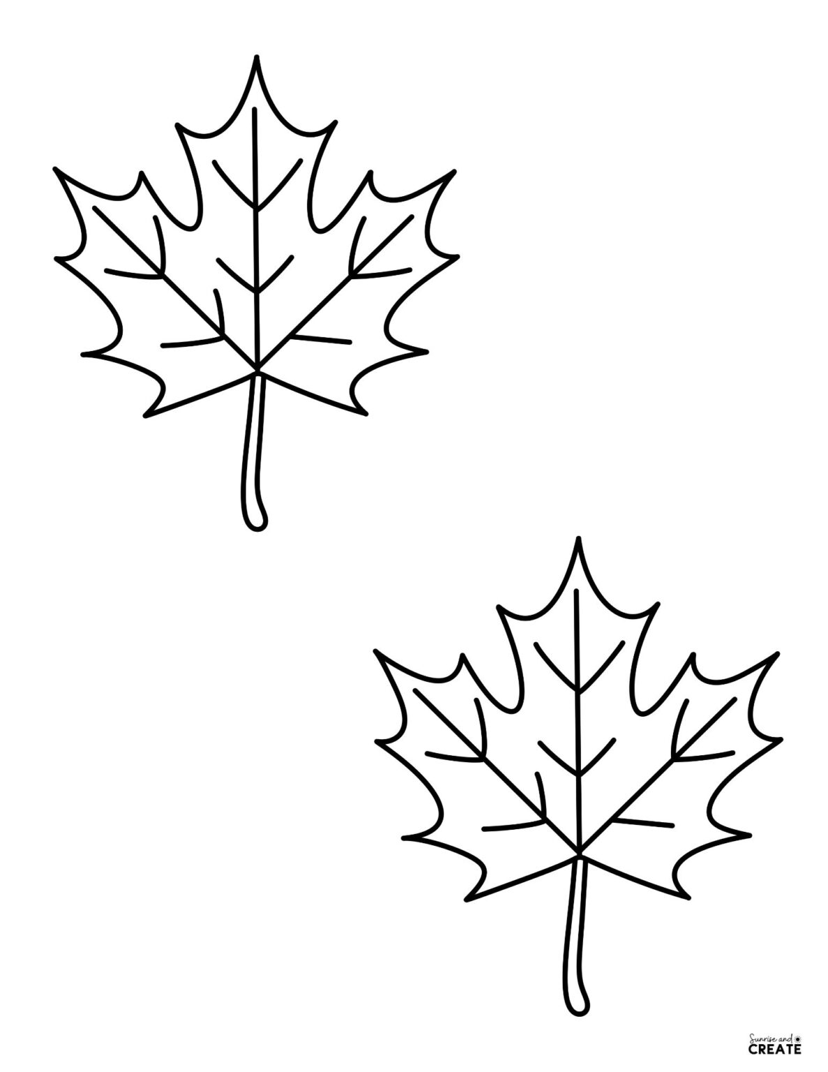 Fall Leaf Template - Free Printables