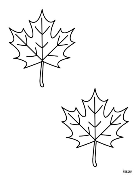 Fall Leaf Template - Free Printables