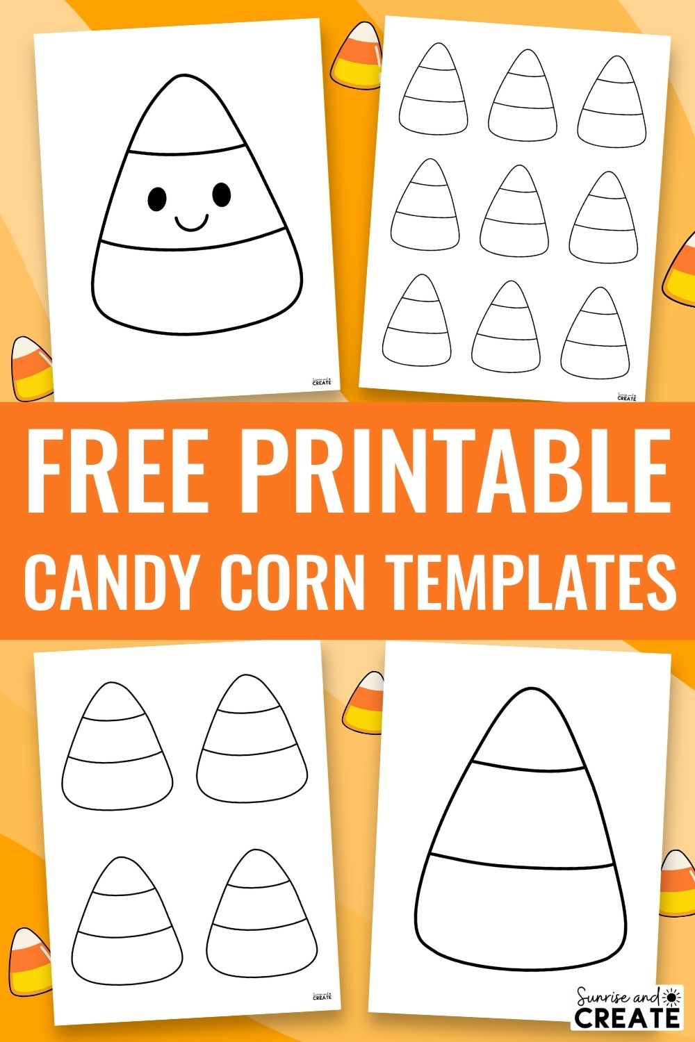 Candy Corn Template - Free Printables
