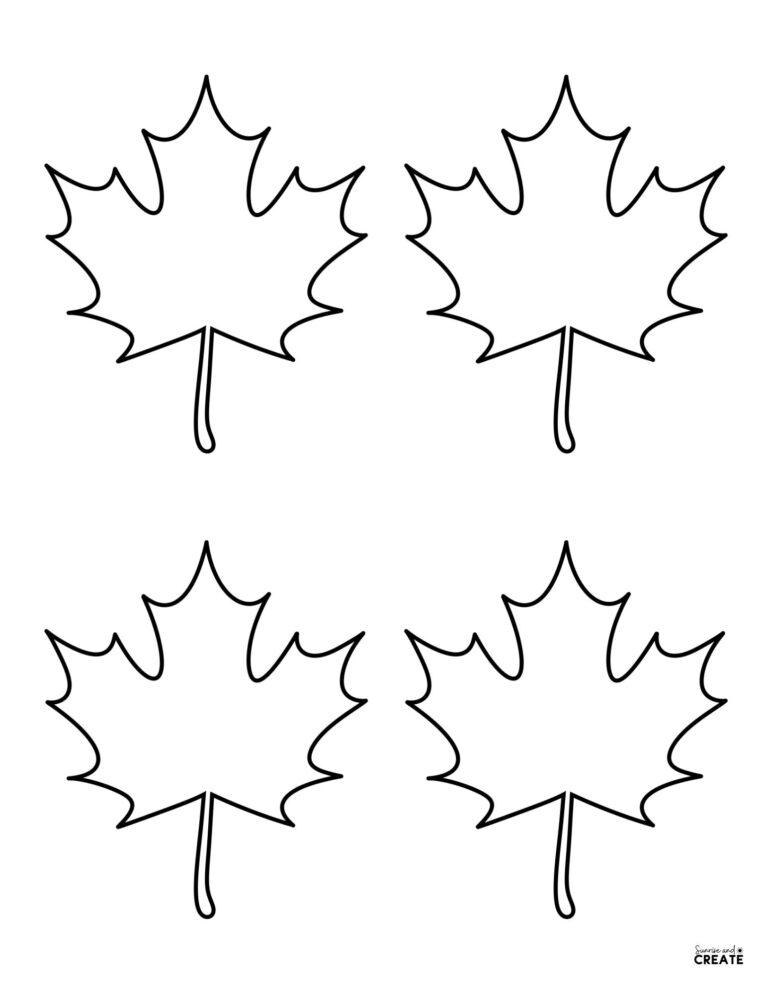 Fall Leaf Template - Free Printables
