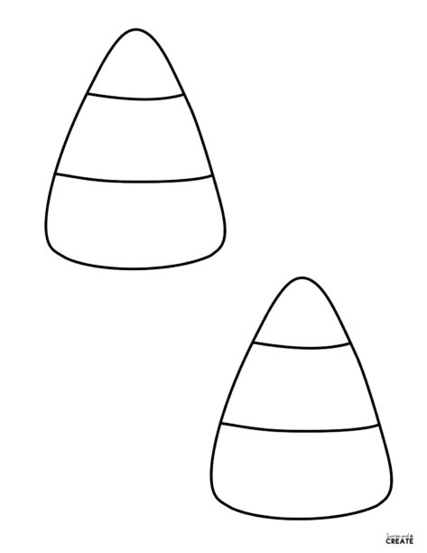 Candy Corn Template - Free Printables