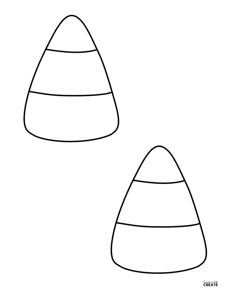 Candy Corn Template - Free Printables