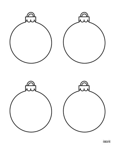 Christmas Ornament Templates - Free Printables