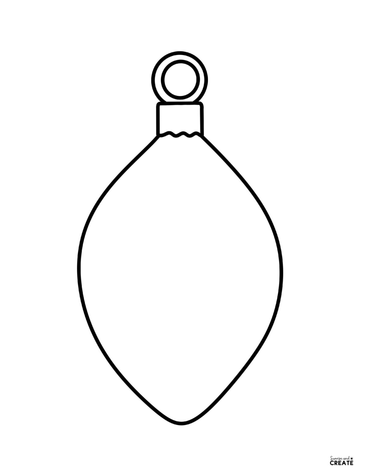Christmas Ornament Templates - Free Printables