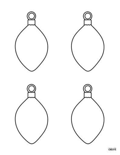 Christmas Ornament Templates - Free Printables