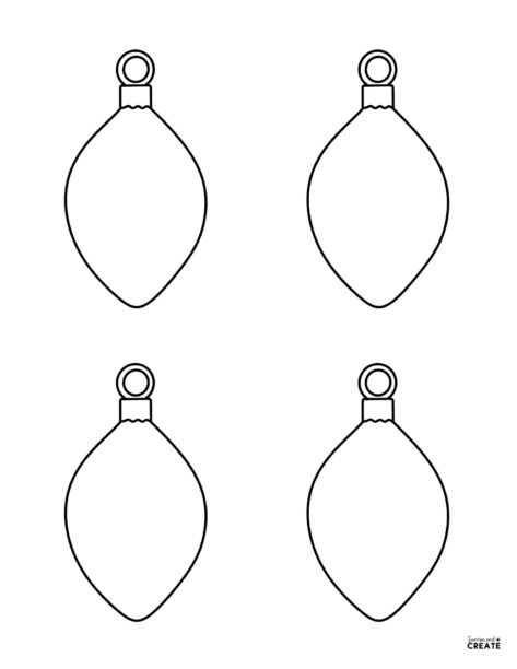 Christmas Ornament Templates - Free Printables