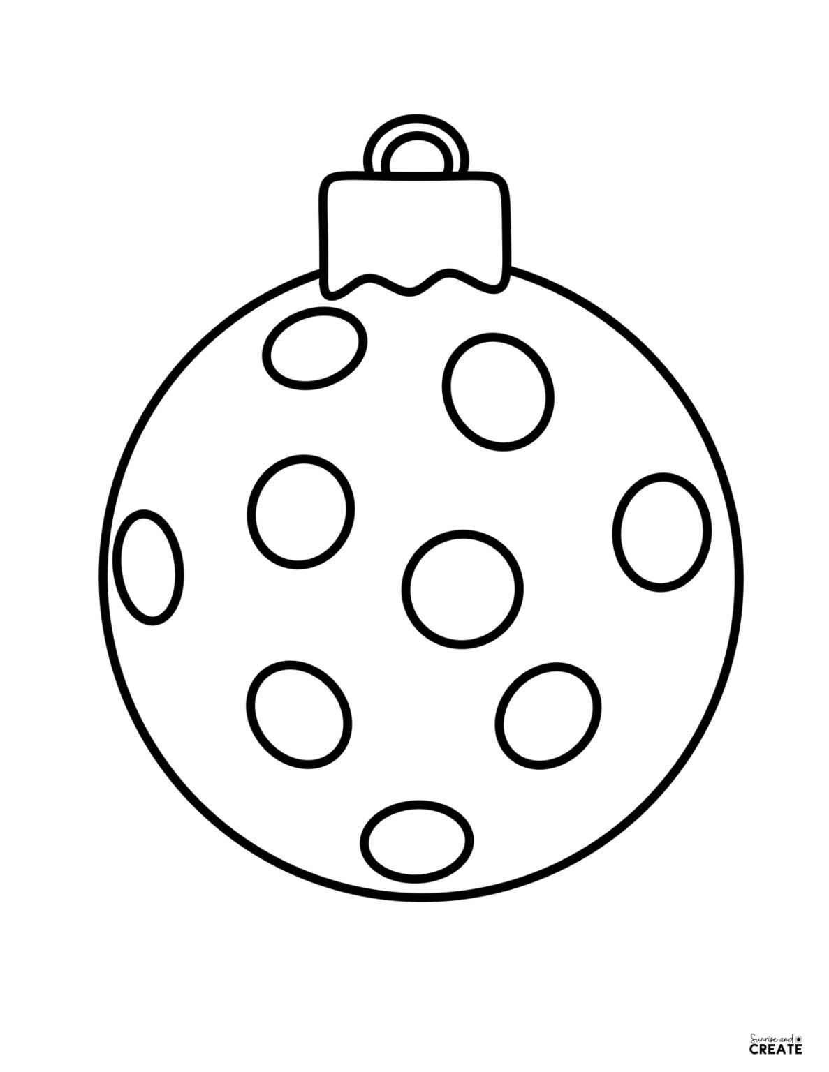 Christmas Ornament Templates - Free Printables