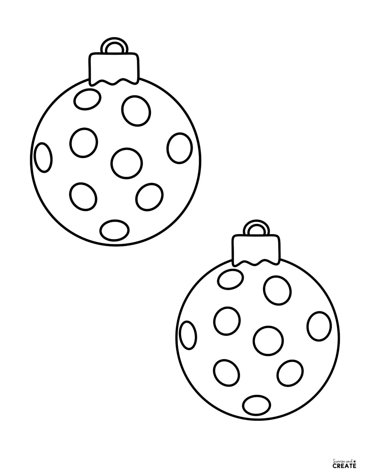 Christmas Ornament Templates - Free Printables