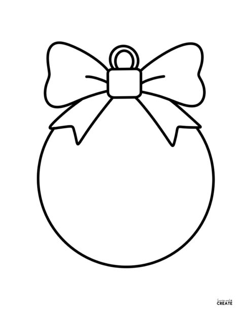 Christmas Ornament Templates - Free Printables