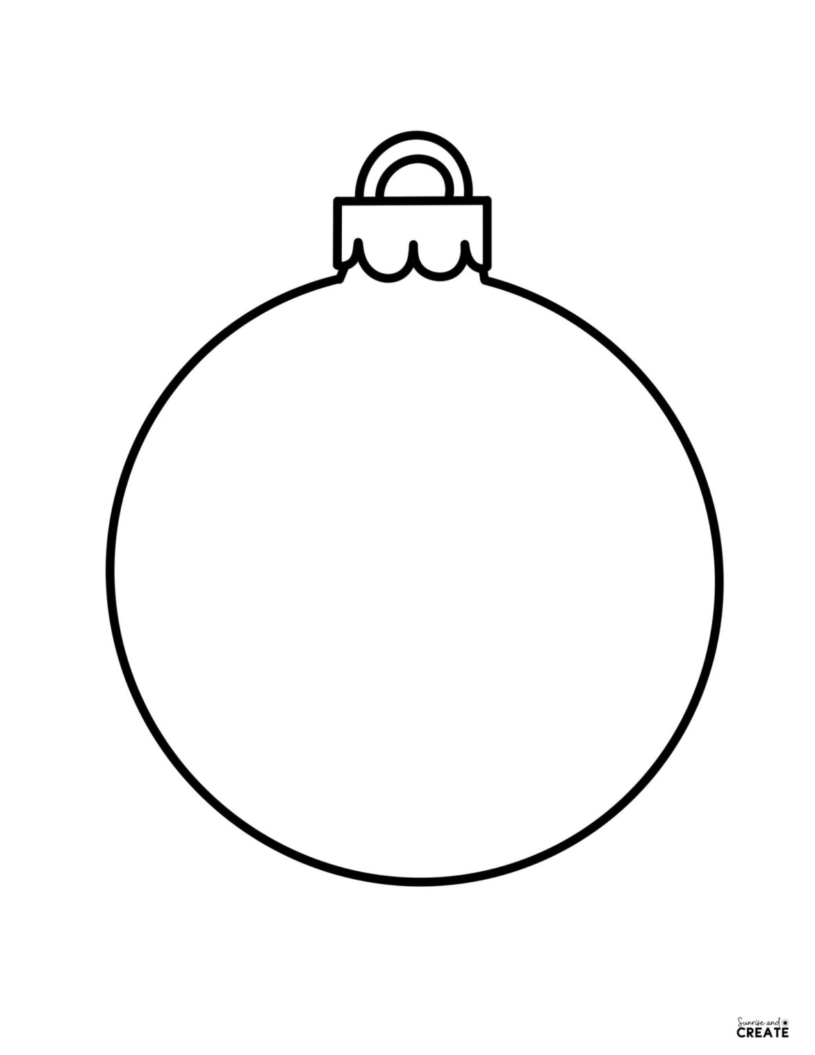 Christmas Ornament Templates - Free Printables