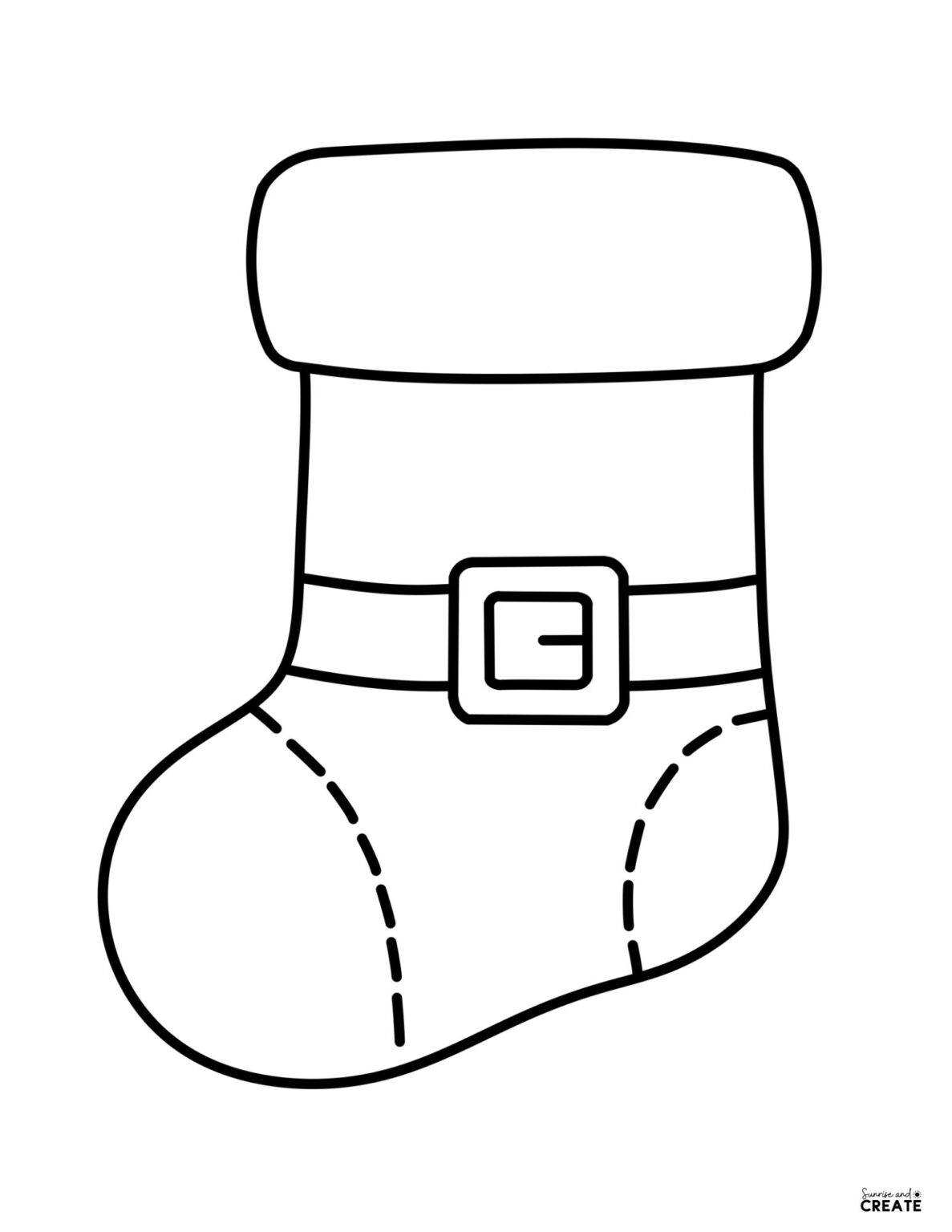 Christmas Stocking Templates - Free Printables