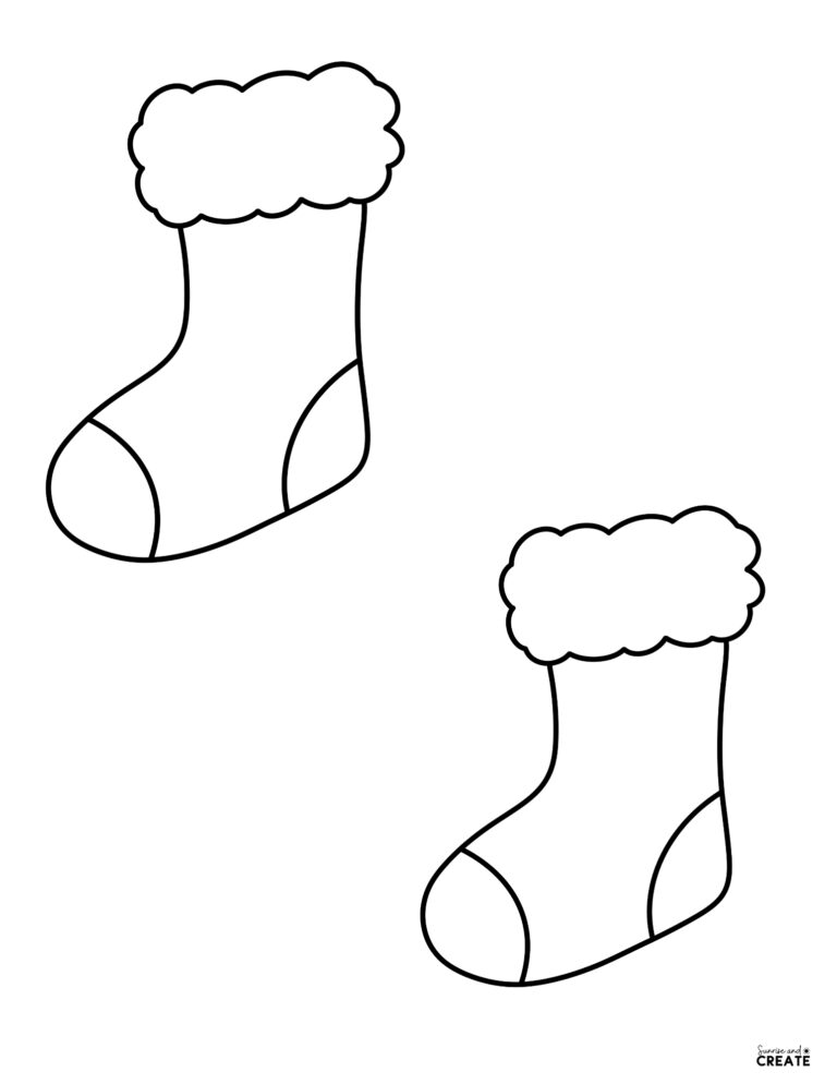 Christmas Stocking Templates - Free Printables