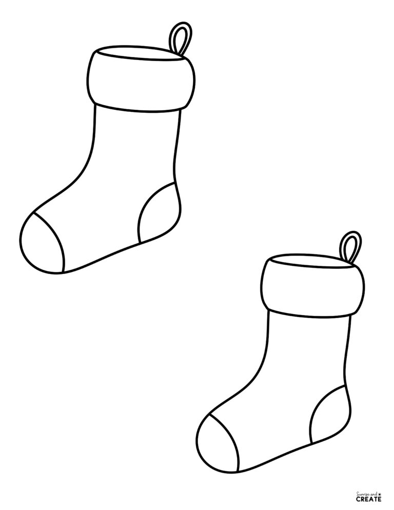 Christmas Stocking Templates - Free Printables
