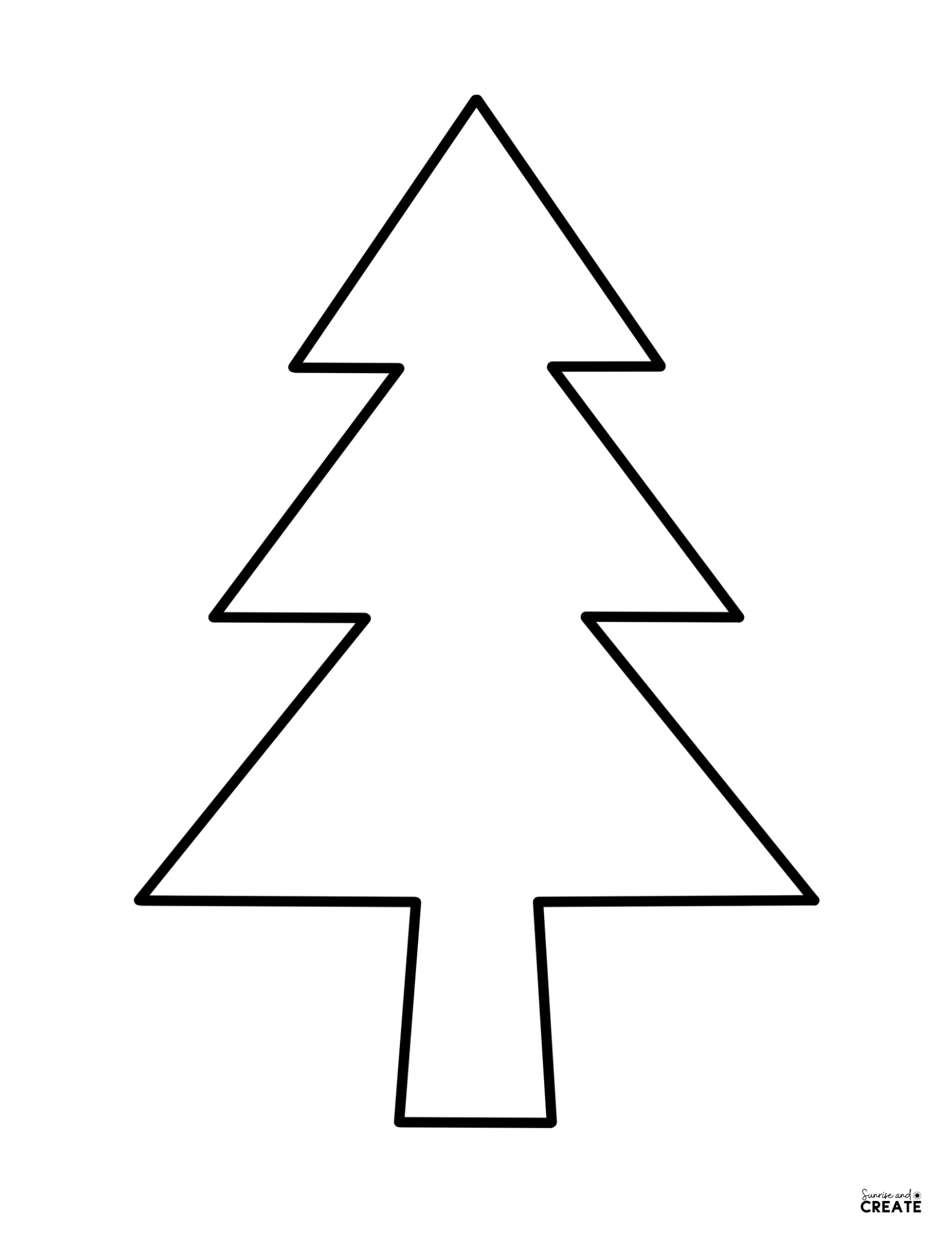 Christmas Tree Templates - Free Printables
