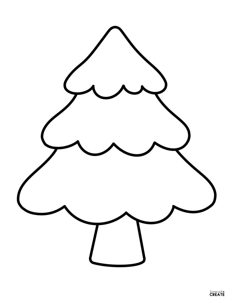 Christmas Tree Templates - Free Printables
