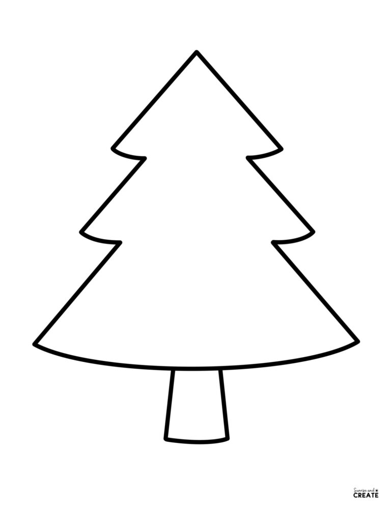 Christmas Tree Templates - Free Printables